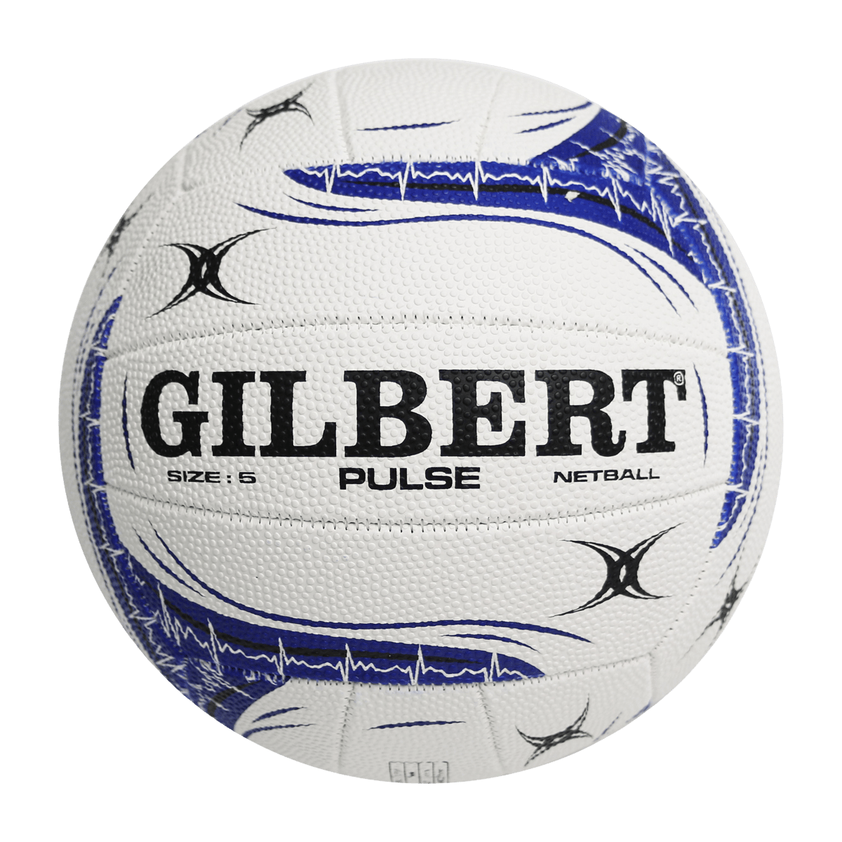 Gilbert Unisex Pulse Supporter (Sz 5) Netball Wht | Sports Direct Australia